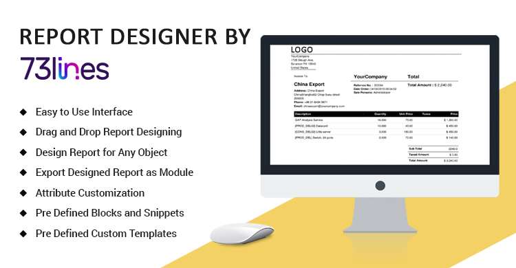 DIY Odoo Report Designer by 73Lines | 73Lines